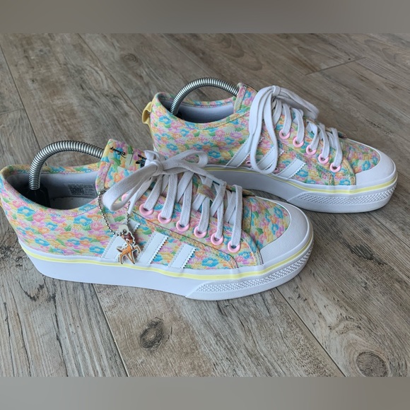 adidas | Shoes | Adidas Nizza X Disney Bambi Platform Shoes Size | Poshmark